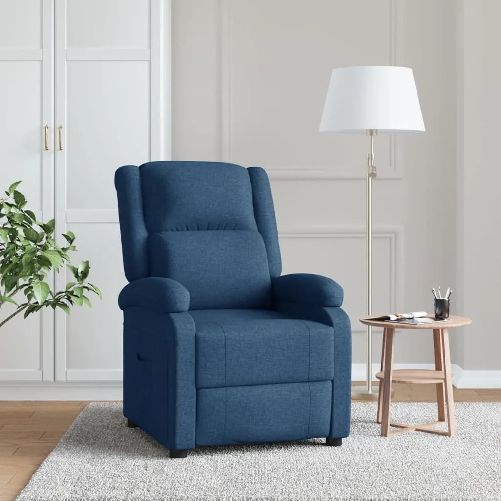 vidaXL Polohovací křeslo textil [342423] Barva: světle šedá