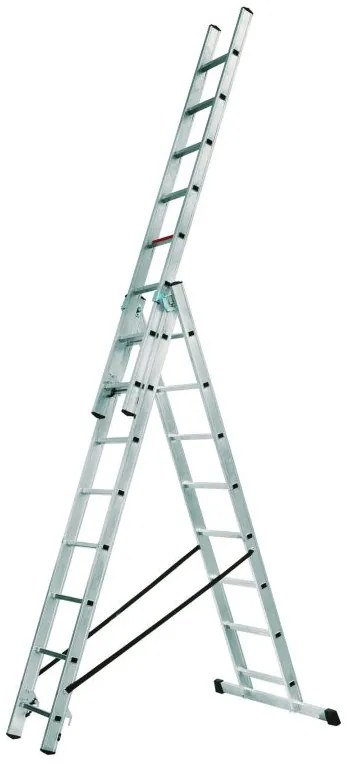 Hliníkový žebřík Alpos profi, 3x8, 38-08