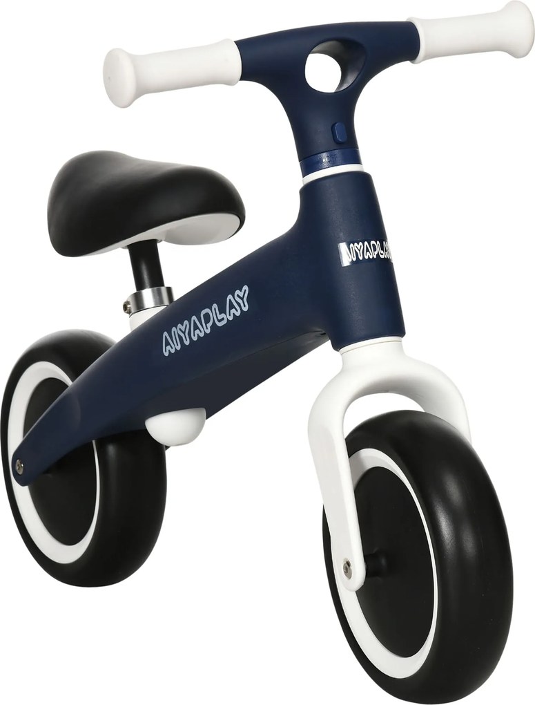 Balance Bike AIYAPLAY pro děti ve věku 18-36 měsíců – bezpedálový s nastavitelnou výškou sedadla, nosnost 25 kg, rozměry 67,5x32x44 cm | Aosom
