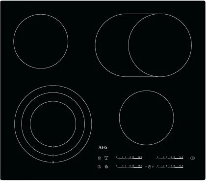 Sklokeramická varná deska AEG HK 654070I-B