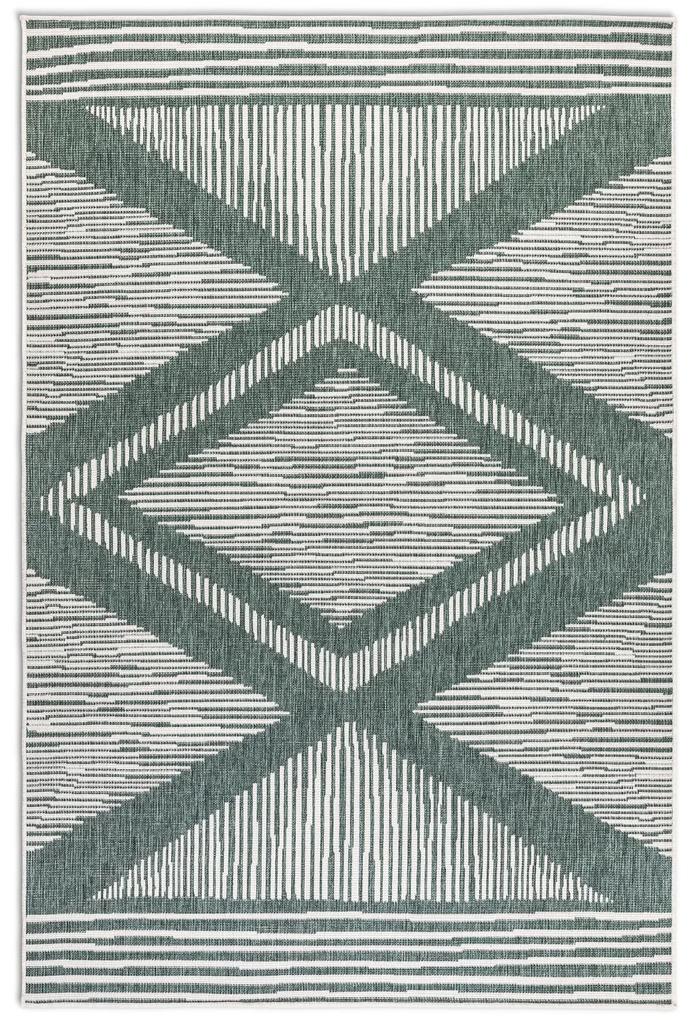 ELLE Decoration koberce Kusový koberec Gemini 106015 Green z kolekce Elle – na ven i na doma - 80x150 cm