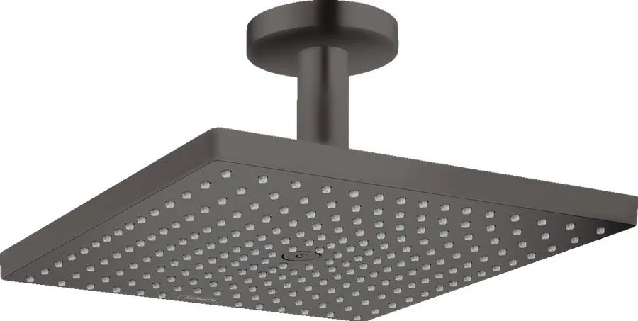 Hansgrohe Raindance E, hlavová sprcha 300 1jet se sprchovým ramenem, kartáčovaný černý chrom, HAN-26250340