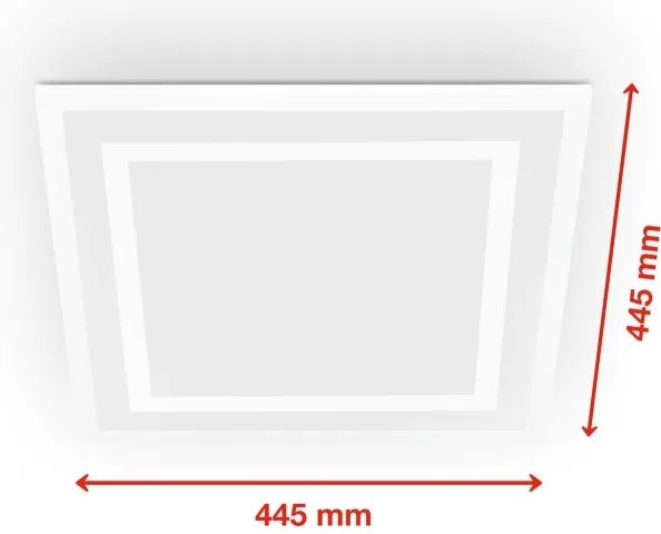 Telefunken 318806TF - LED RGBW Stmívatelné stropní svítidlo LED/24W/230V + DO