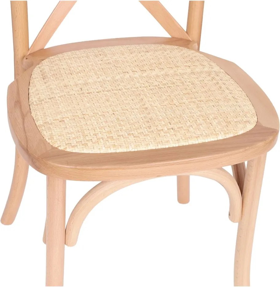 Dřevěná židle Solido light, ratan
