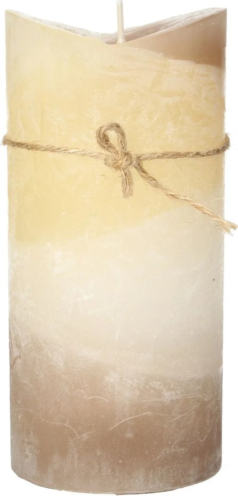 Svíčka Dorotea 15cm cappuccino