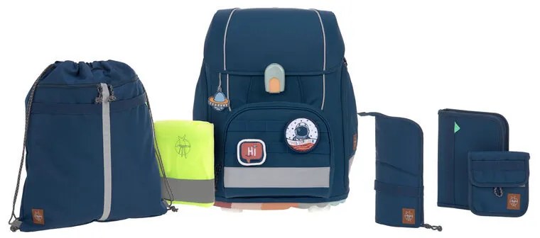 Školní 7dílný set Lässig - Boxy Unique navy