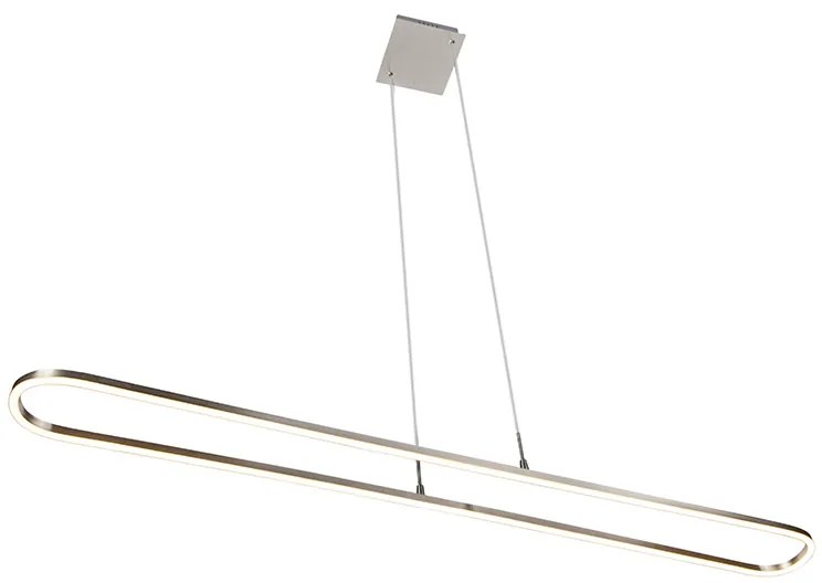 Moderní závěsná lampa z oceli vč. LED třístupňové stmívatelné - Charlie