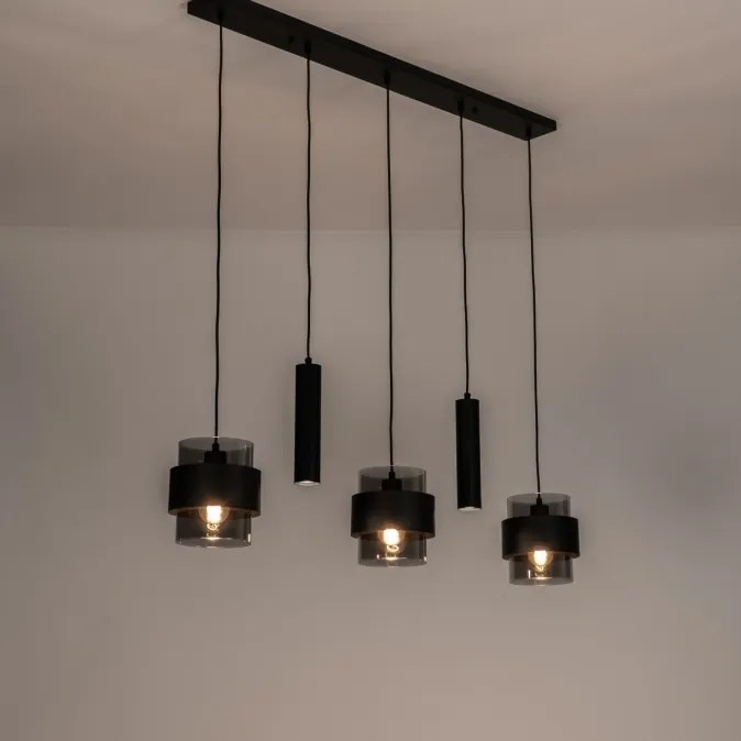 Závěsné svítidlo Retro 70er 5/110 Line Black