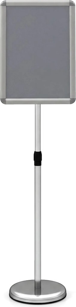 Costway Informační stojan A3 87–137 cm Výškově nastavitelný držák jídelních
