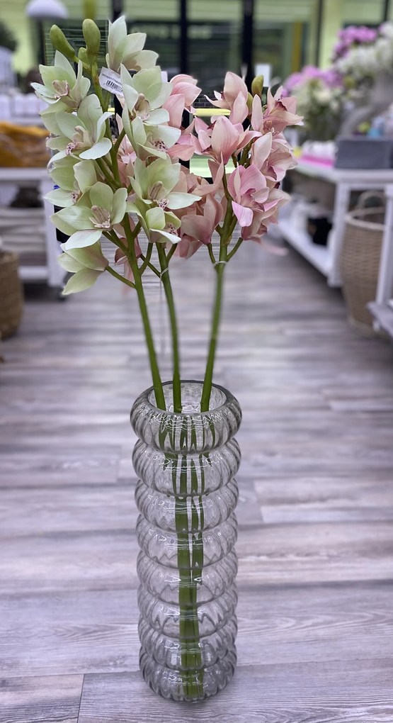 Umělá květina Sia Home Fashion Orchidej Cymbidium 99cm