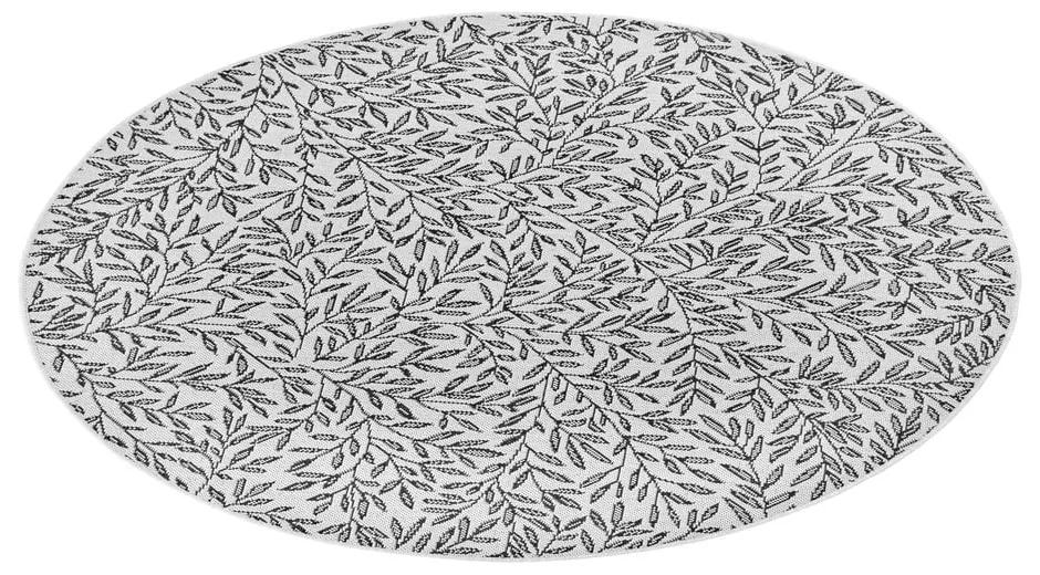 Černobílý kulatý koberec ø 160 cm Twig – Hanse Home