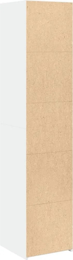 Skříň highboard bílá 40 x 41 x 185 cm kompozitní dřevo 3281666