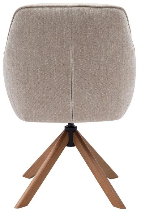 Designová otočná židle Sanjaya II len