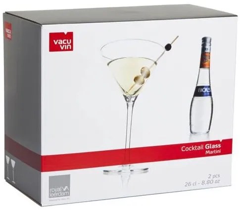 Vacu Vin Sklenice na Martini 260 ml - set 2 ks