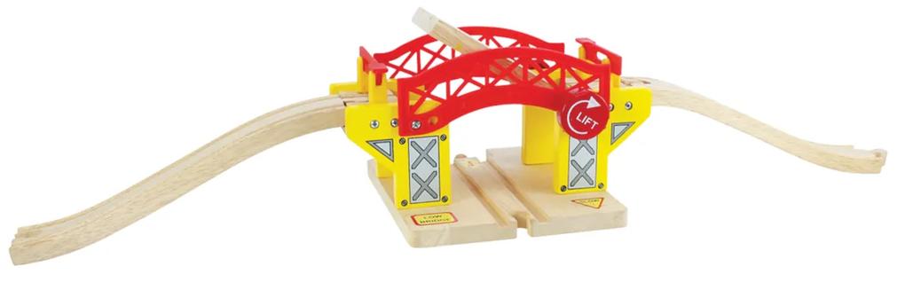 Bigjigs Rail Dřevěný zvedací most