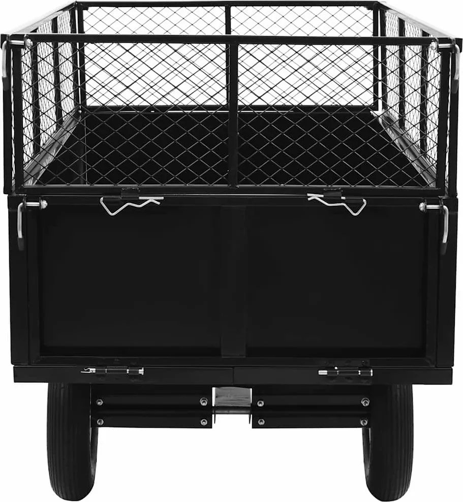 vidaXL Sklápěcí přívěsný vozík pro zahradní sekačku nosnost 300 kg [145813]