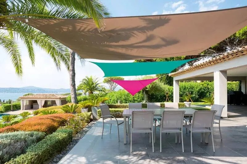 Hesperide stínící plachta Curacao 2x3m taupe