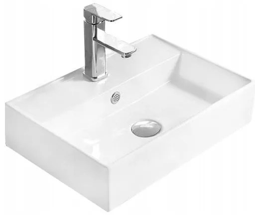 Mexen Blanca umyvadlo na desku 56 x 38 cm, bílá - 21105600