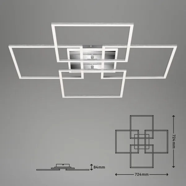 Brilo - LED Stmívatelný přisazený lustr FRAME LED/50W/230VWi-Fi Tuya + DO