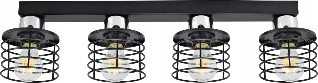 Lampa Lustr Stropní Svítidlo Led Stropní Vigo Chrom E27
