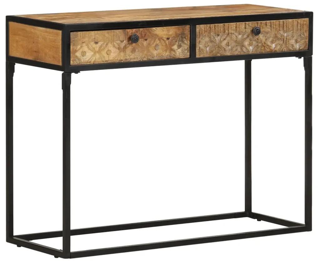 321713 vidaXL Konzolový stolek 100 x 35 x 75 cm masivní mangovníkové dřevo