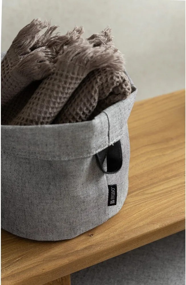 Látkový košík ø 20x20 cm Soft Storage Round – Bigso