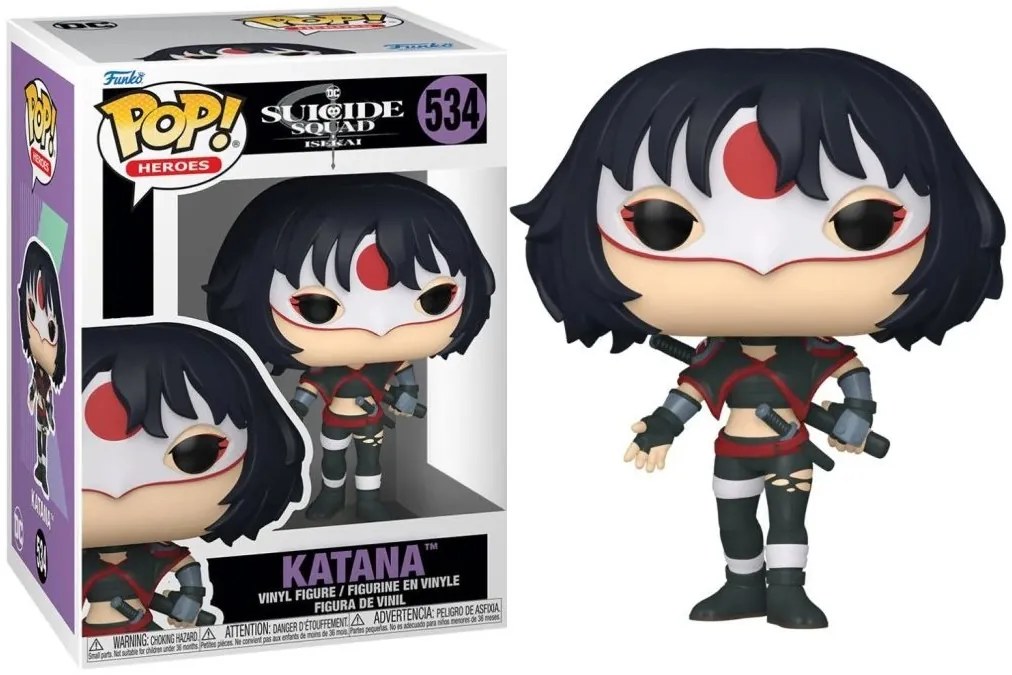 Funko pop! the suicide squad isekai katana 534