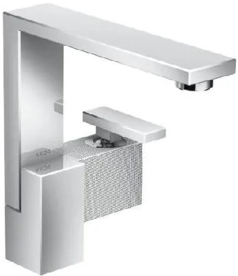 Axor Edge - Umyvadlová baterie s výpustí Push-Open, chrom/diamantový brus 46021000