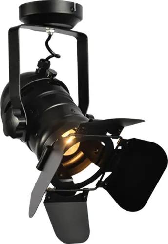 Nástěnné a stropní bodové svítidlo | Ø25x30cm, matná černá | Aca Lighting (OD91131WB)