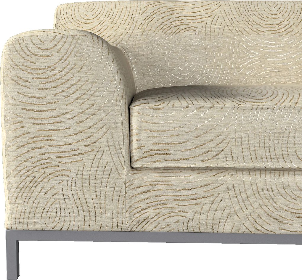 Potah na pohovku IKEA  Kramfors 3-místná barva béžová látka lesklé, pletený vzor, vzorované