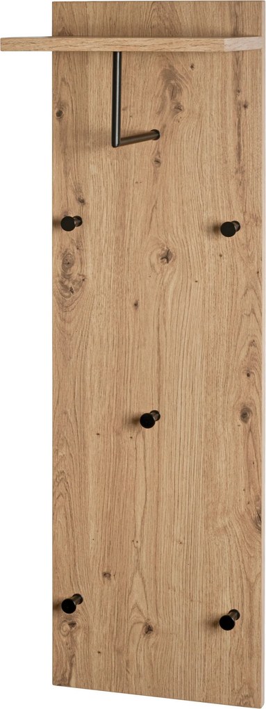XXXLutz ŠATNÍ PANEL, černá, barvy dubu, 30/100/20 cm - Šatní panely - 001931106504