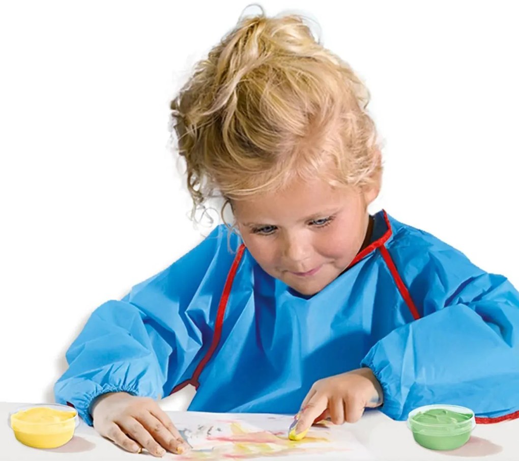 SES CREATIVE Barvy pastelové prstové baby set 6x 45ml v kelímku 00397