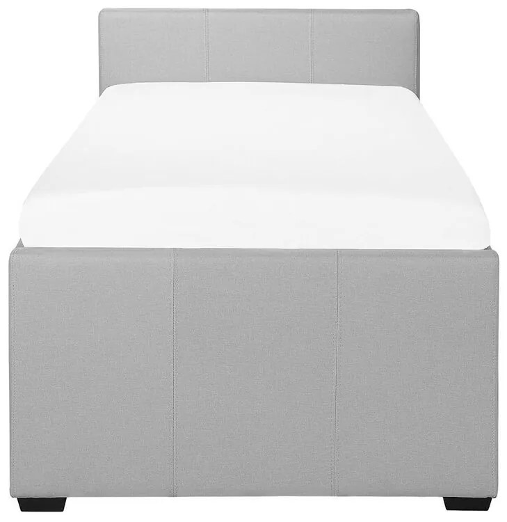 Rozkládací postel 80 cm MERMAID (s roštem) (světle šedá). 1022722