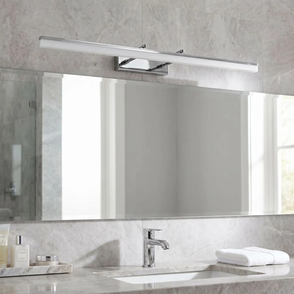 Toolight Rea, Koupelnové nástěnné LED svítidlo APP1871-1W 80cm CHROME, OSW-66027