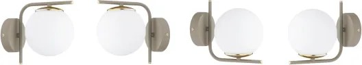 Brilagi - Nástěnná lampa MILO ECRU 1xE27/60W/230V béžová/zlatá
