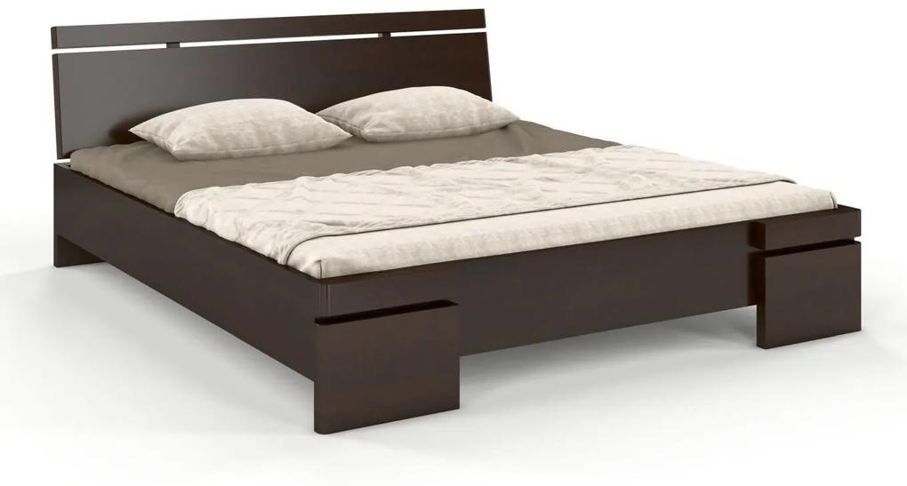 Zvýšená postel Sparta - borovice   ,  200x200 cm