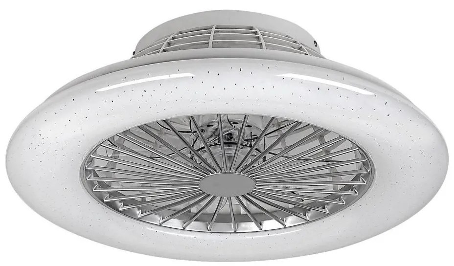 Rabalux - LED Stmívatelné stropní svítidlo s ventilátorem LED/30W/230V + DO