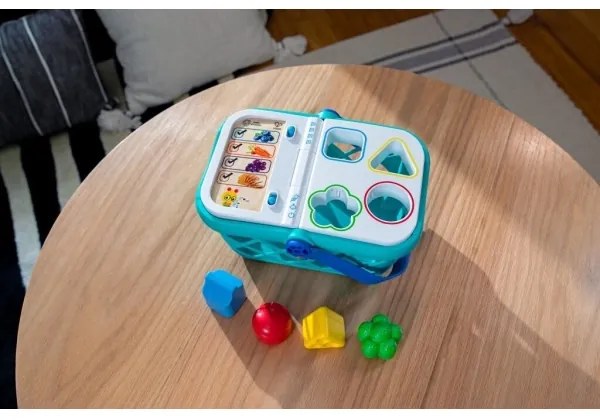 Baby Einstein - Dětský interaktivní nákupní košík MAGIC TOUCH HAPE 3xAAA