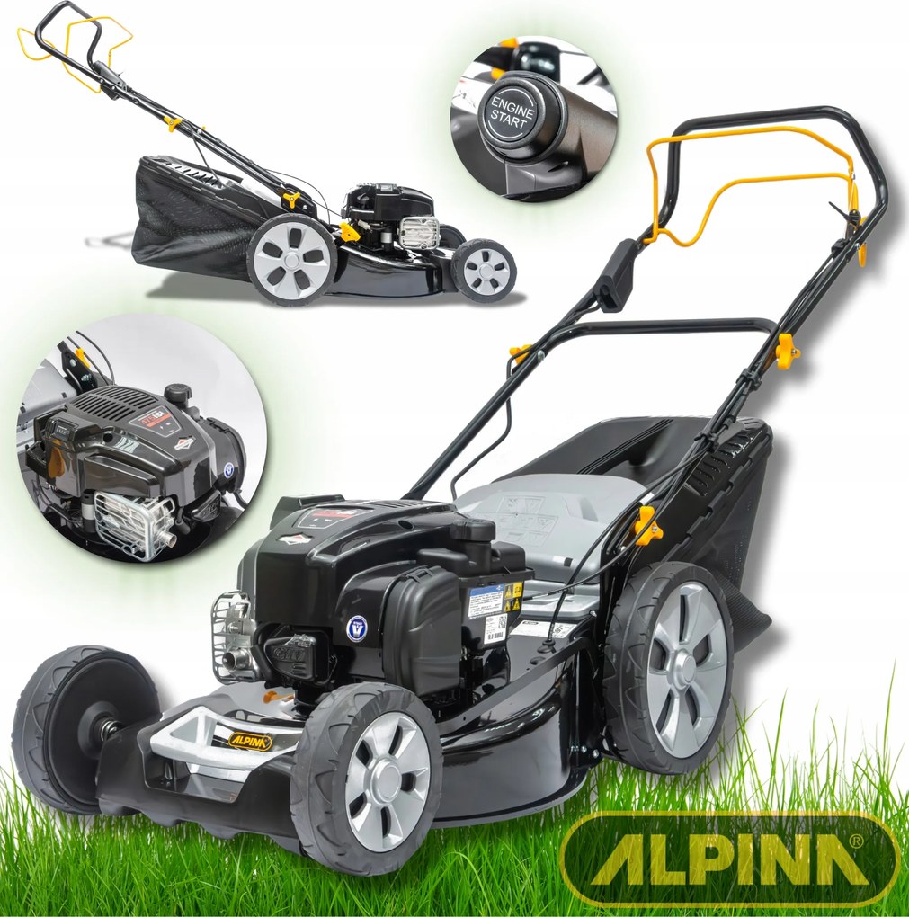 Benzínová sekačka s pohonem Alpina Stiga 46 cm Motor Briggs & Stratton