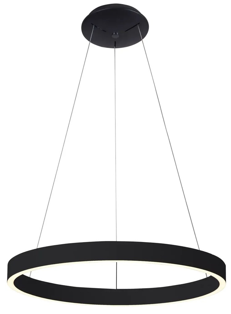 Designový stmívatelný lustr Andrea 80 černá
