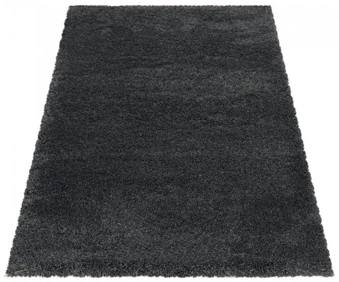 Vopi | Kusový koberec Fluffy shaggy 3500 grey - 240 x 340 cm