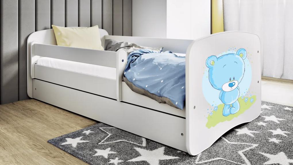 Dětská postel Babydreams medvídek bílá