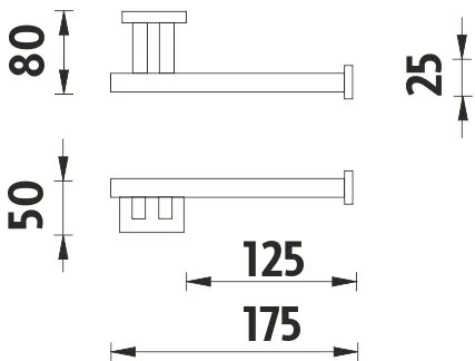 Nimco Držák na toaletní papír KEIRA - KE 22055-26