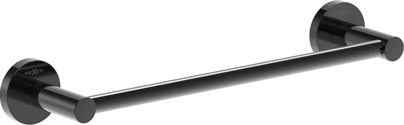 Mexen Ovio, držák na ručníky 35 cm, černá chrom, 70A19541-73