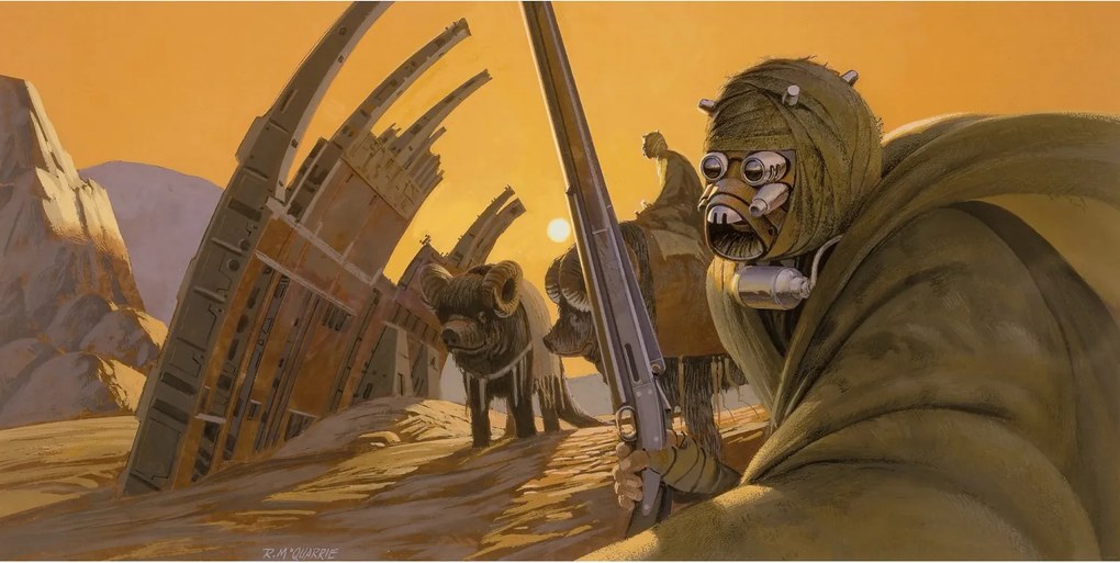Komar Vliesová fototapeta Star Wars Classic RMQ Tusken 500 x 250 cm