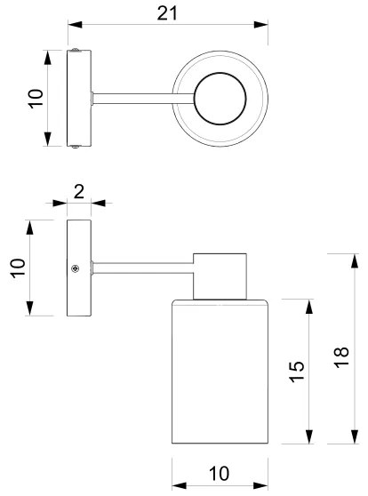 Nástěnná lampa MADERA 1xE27/60W/230V bílá/dřevo