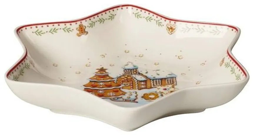 Winter Bakery Delight Mísa ve tvaru hvězdy, Vesnice 24,5cm, Villeroy & Boch