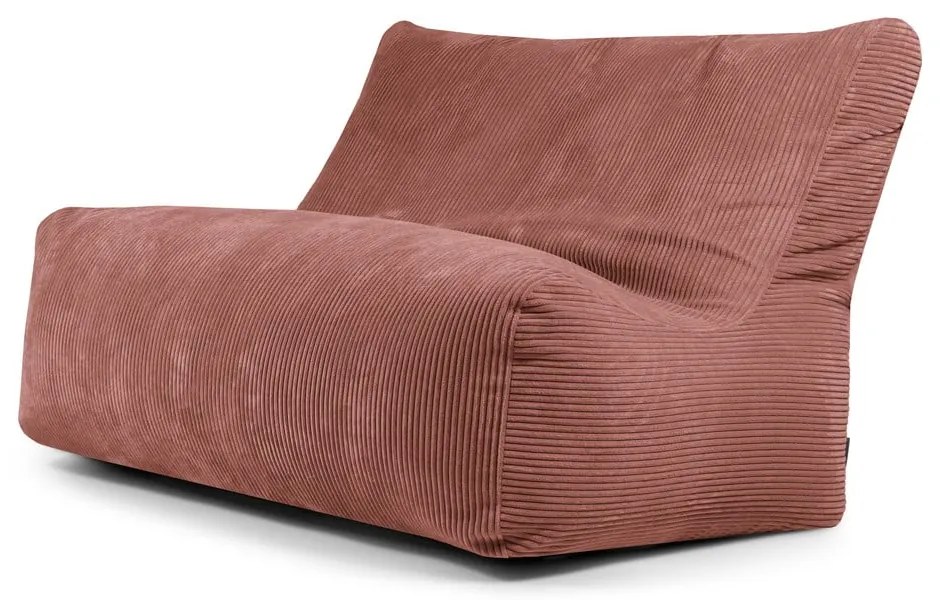 Manšestrový sedací vak v cihlové barvě Sofa Seat Lounge – SLOWDOWN