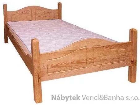 dřevěná dvoulůžková postel z masivního dřeva drewfilip 8 Sandra