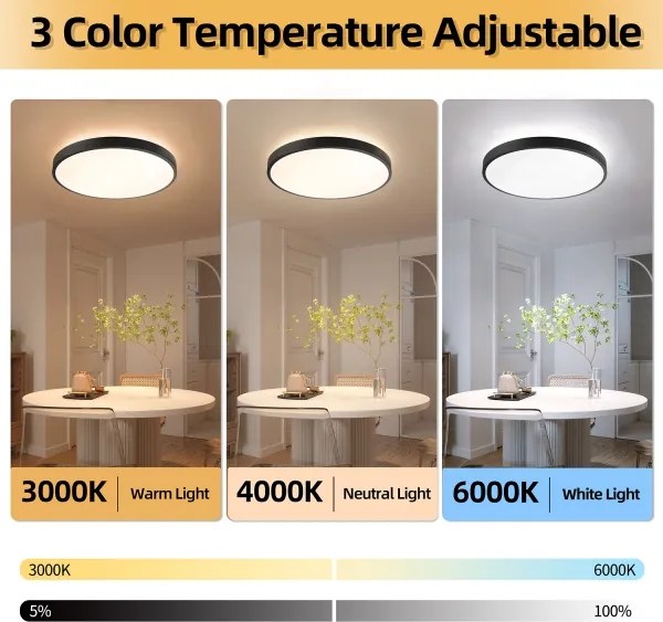 Brilagi - LED Stmívat. svítidlo GLASS POOL DOUBLE LED/80W/230V 60 cm černá + DO